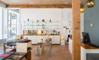 Portland Boutique Incorporates Niche Modern Retail Pendant Lighting