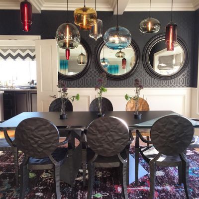 These 5 Jewel Tone Pendant Lighting Installations Will Leave you ...