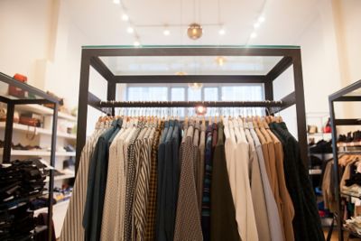 Retail Modern Pendant Lighting at Frances May in Portland, Oregon